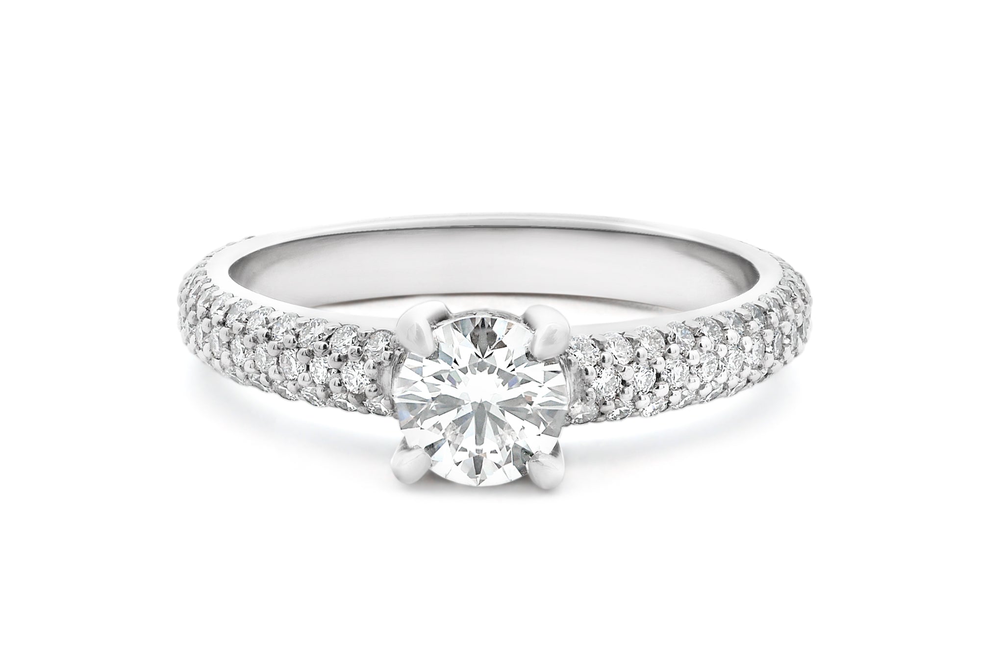 Avenir: Brilliant Cut Diamond Solitaire Ring – The Village Goldsmith